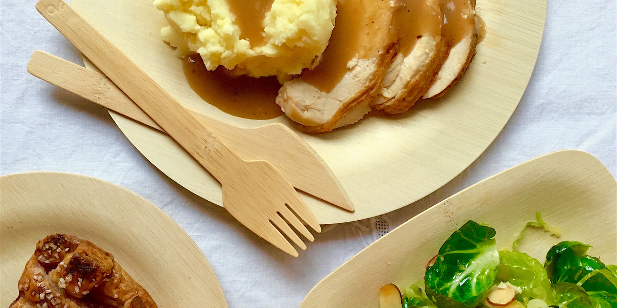 Skip the dishes with bamboo disposable plates - bambu