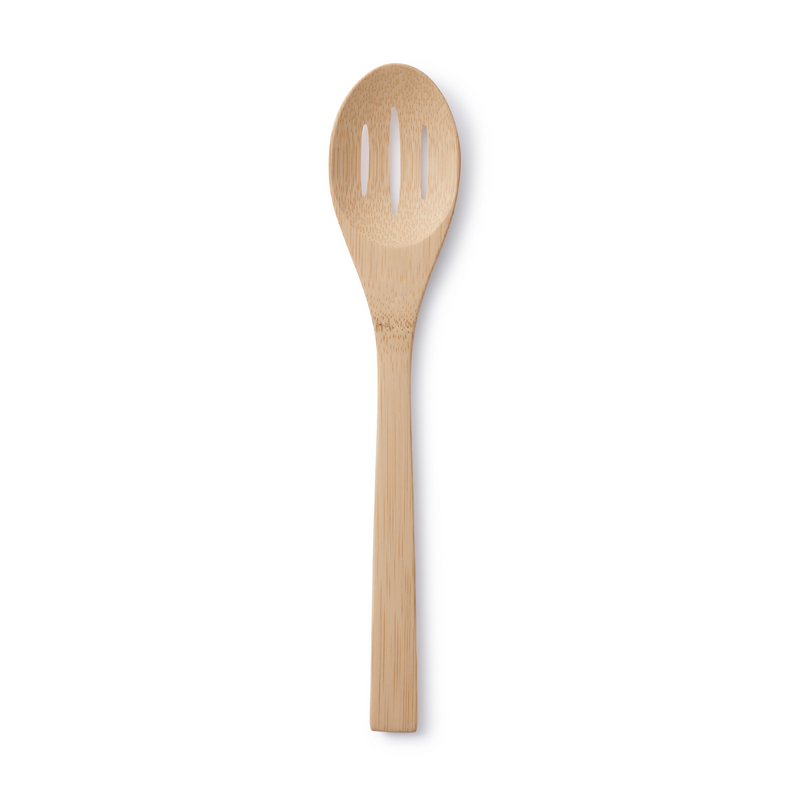 Bamboo Slotted Spoon - Bamboo Utensils & Flatware - bambu