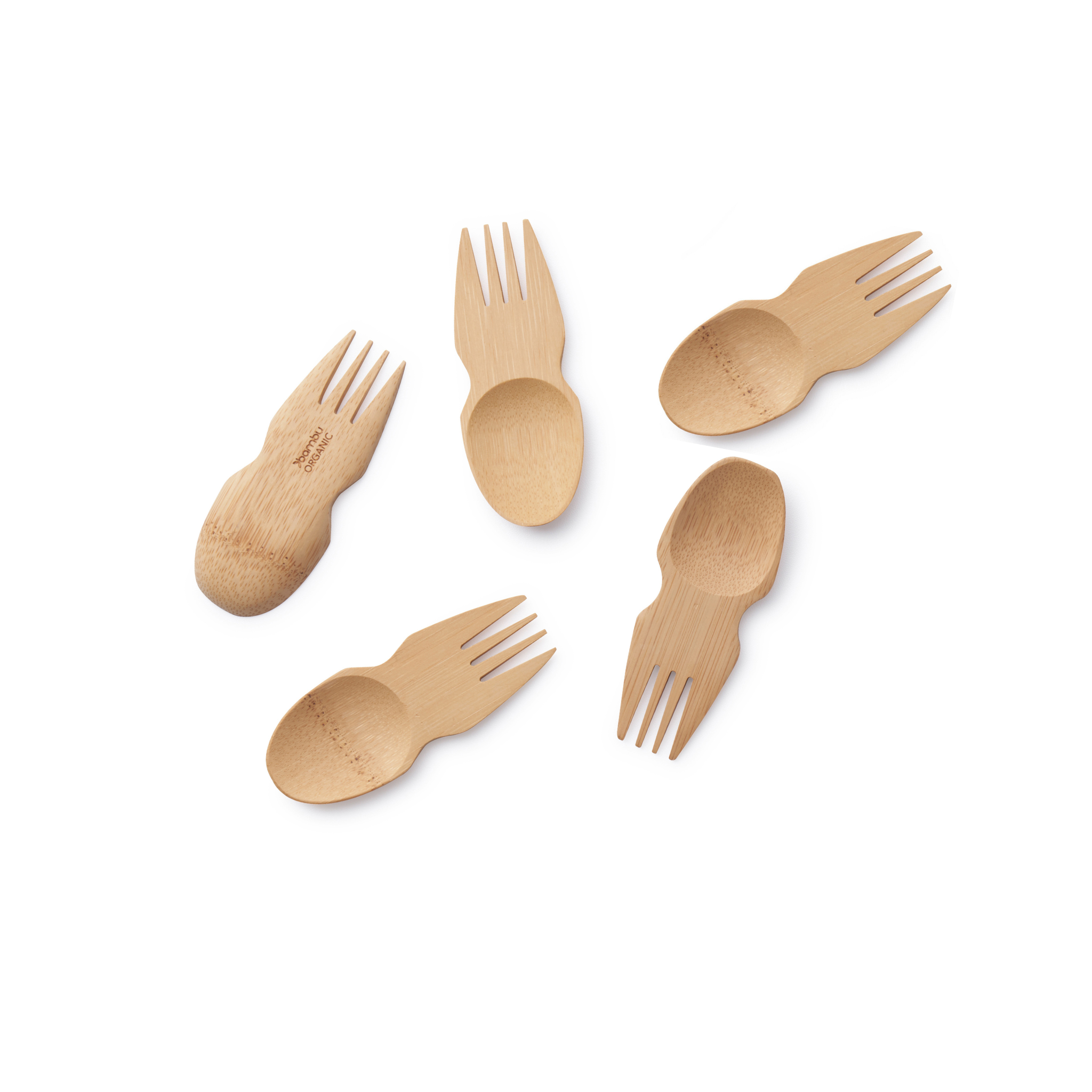 Bamboo Sporks Set of 5 | bambu®