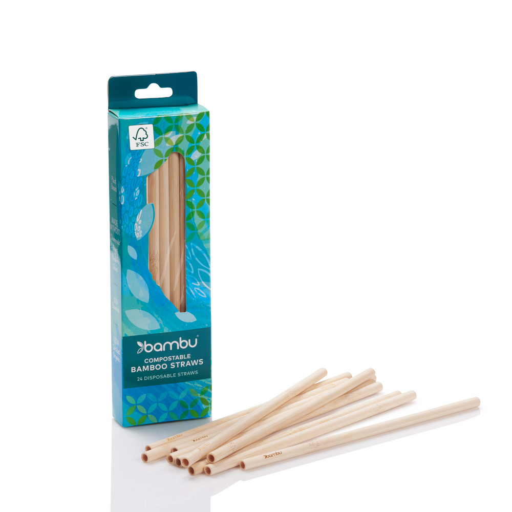 Disposable Bamboo Straws | bambu®