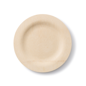 Veneerware® Disposable Bamboo Round Plates - bambu
