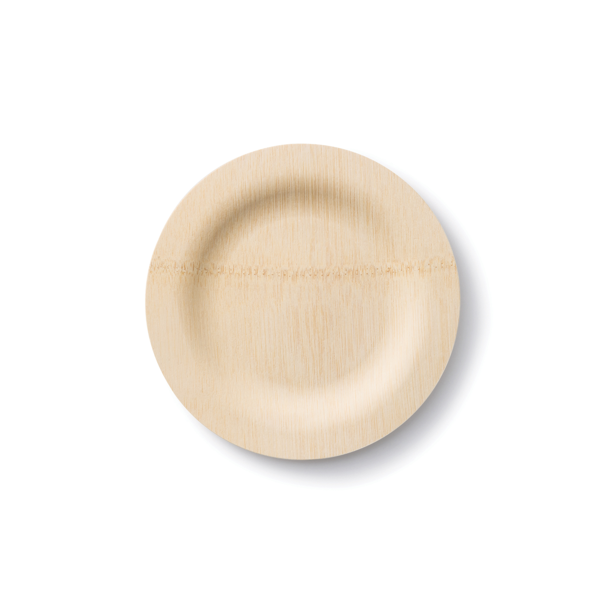 Veneerware® Disposable Bamboo Round Plates - bambu