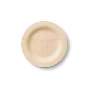 Veneerware® Disposable Bamboo Round Plates - bambu