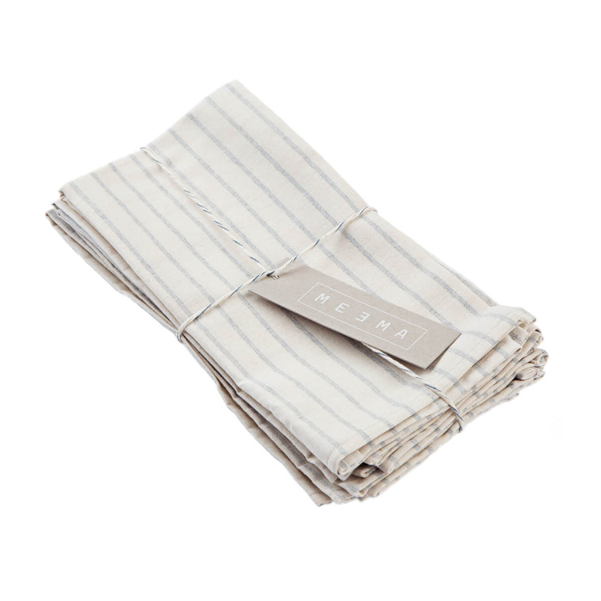 MEEMA Napkins made with Upcycled Denim - Set of 4 - bambu